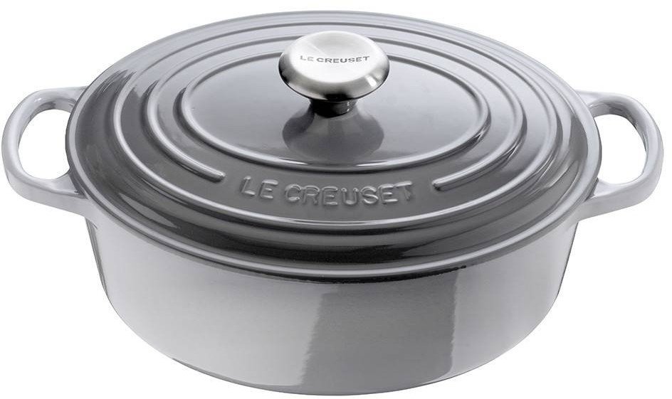 Le Creuset Gryde Oval 27, Mist Grå - Gryder - WWW.HJEM.DK ApS