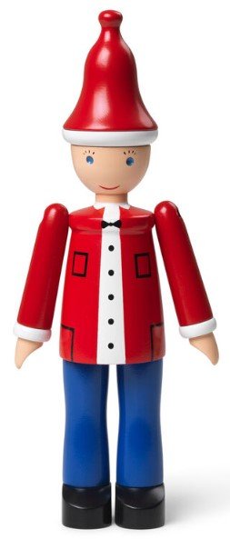 Kay Bojesen Jule Ole 17,5 cm, Malet Bøgetræ - Træfigurer - WWW.HJEM.DK ApS