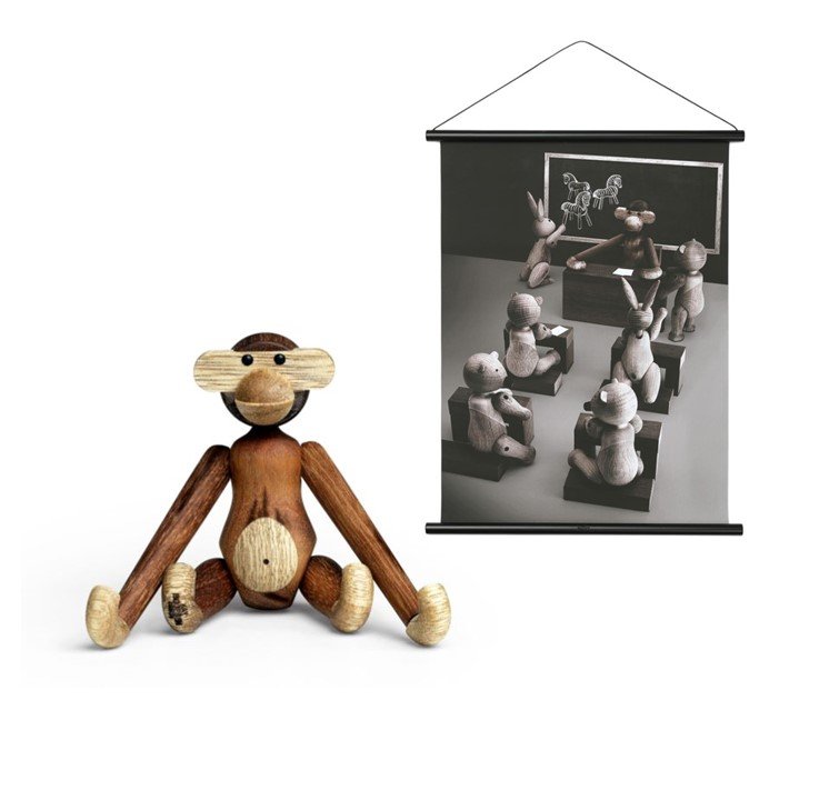Kay Bojesen mini abe & Skolestuen plakat - Øvrigt Boliginteriør - WWW ...