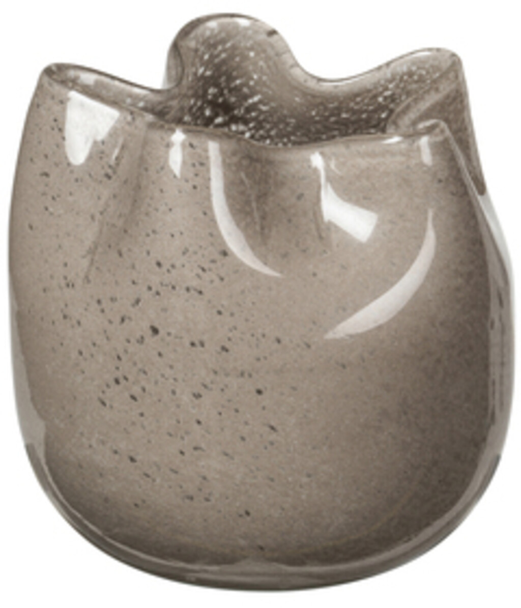 Broste Copenhagen Esther Vase/Lysestage H9,5 cm, Fungi Grey - Vaser ...