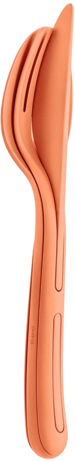 Køb Koziol KLIKK Bestiksæt 3 Dele, Strong Coral