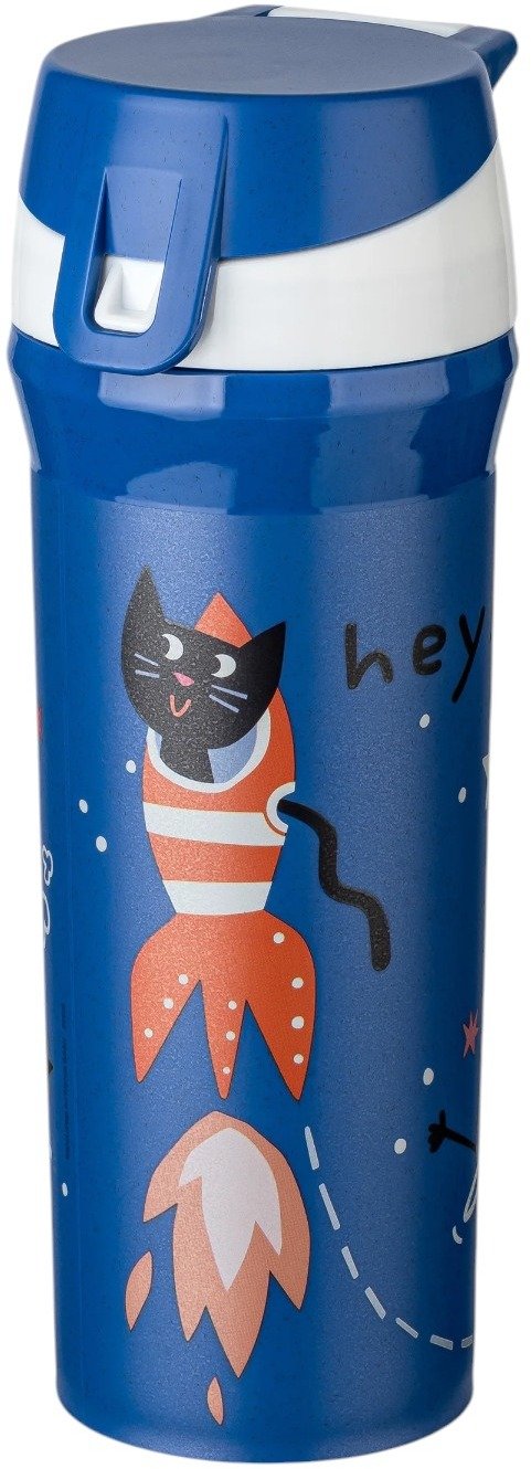 Køb Koziol STAN Space Vandflaske 500 ml, Organic Space Blue