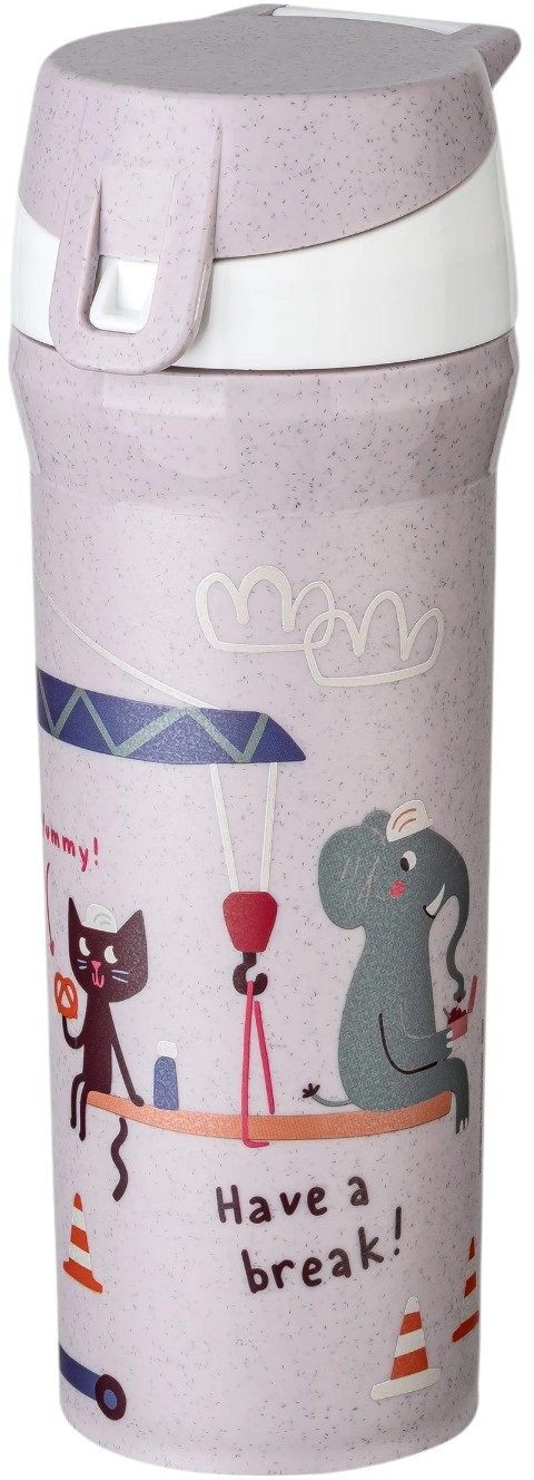 Køb Koziol STAN Trucks Vandflaske 500 ml, Organic Purple Grey